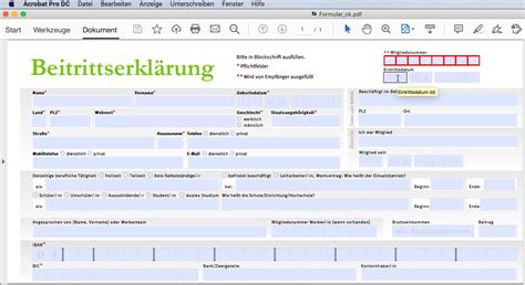 PDFs ausfüllen kostenlos mit dem Adobe Reader