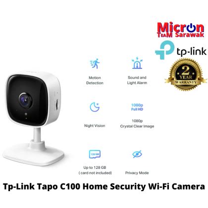 Tp Link Tapo C100 Home Security Wi Fi Camera