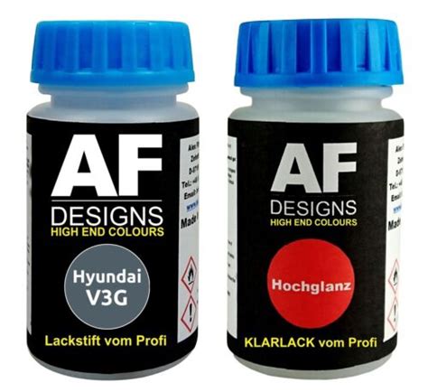 Lackstift F R Hyundai V3G Star Dust Met Klarlack Je 50ml Autolack