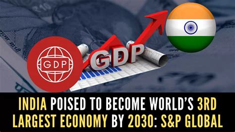 India Will Be Rd Largest Economy Gdp Growth To Touch