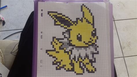 Pixel Art Pokemon Facile Evoli