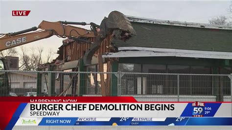 Crews Begin Demolition Of Infamous Burger Chef Building YouTube