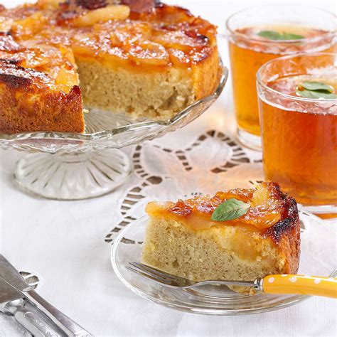 Recette Gâteau renversé aux pommes sans oeuf facile rapide