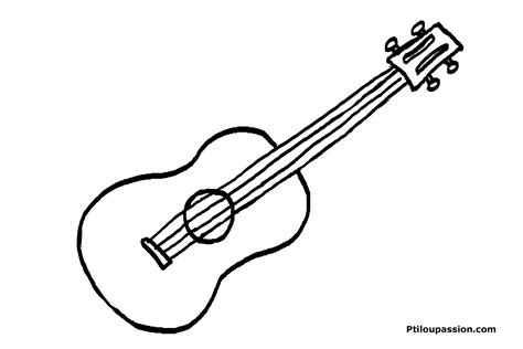 Coloriages Instruments de musique Objets Dessins à colorier