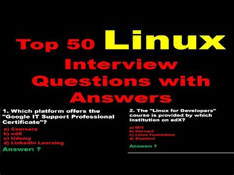 Top Linux Interview Questions And Answers Linux Linuxnetwork