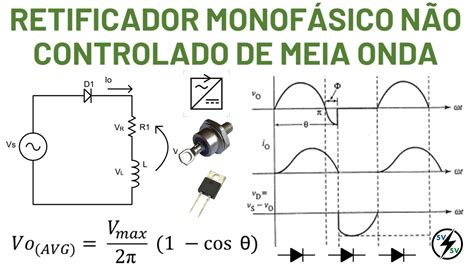 Retificador Monofásico Não Controlado de Meia onda YouTube