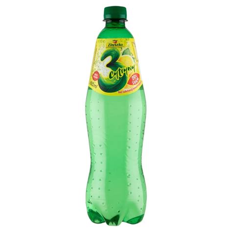 Zbyszko 3 Cytryny Napój gazowany 850 ml Zakupy online z dostawą do