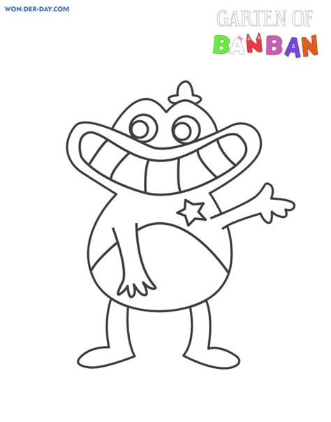 Desenhos De Garten De Banban Para Colorir WONDER DAY Desenhos Para