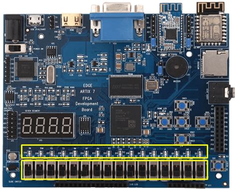 edge artix 7 fpga development board demonstration manual