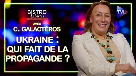 Ukraine qui fait de la propagande Bistro Libertés avec Caroline
