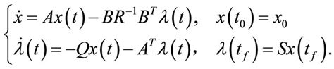 parametric iteration method for solving linear optimal control problems