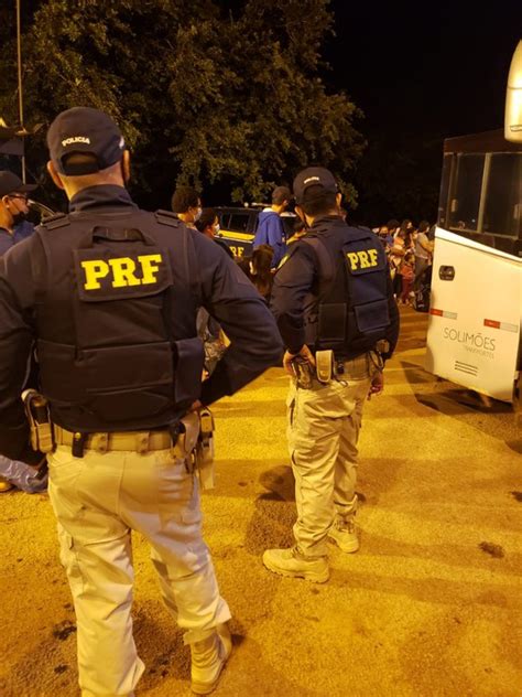 Drogas apreendidas pela PRF em ônibus Polícia Rodoviária Federal