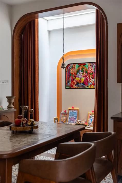 A Story Unfolding Within Niche Wall Design That Curve And Dance
