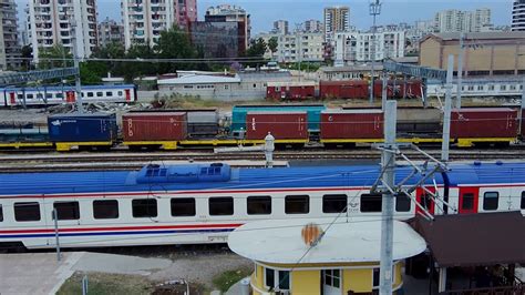 Karantina Günlerinde Adana Tren Garı Drone Çekimi YouTube