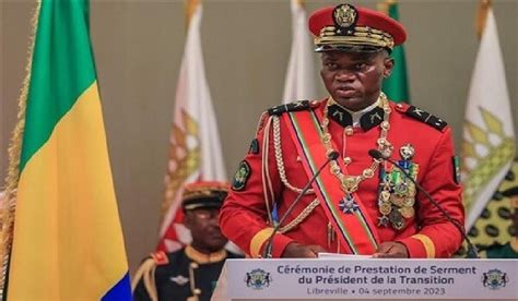Brice Oligui Nguema Has Been Sworn In As The Interim President Of Gabon