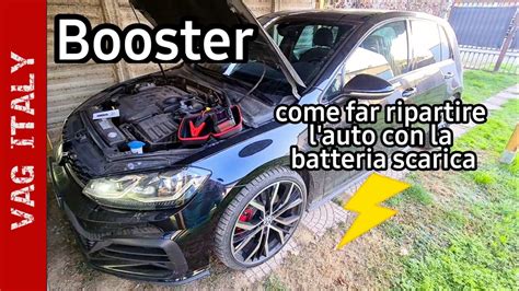 Booster Per Far Ripartire L Auto Con La Batteria Scarica Come Si Usa
