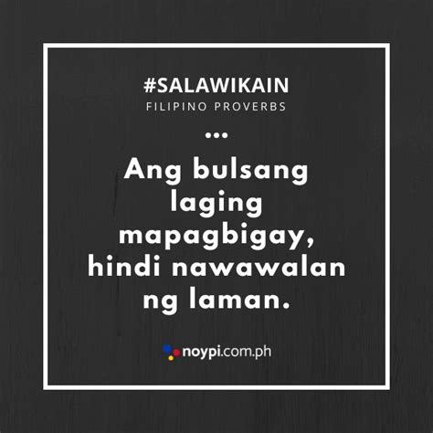 SALAWIKAIN 550 Mga Halimbawa Ng Salawikain Filipino Proverbs