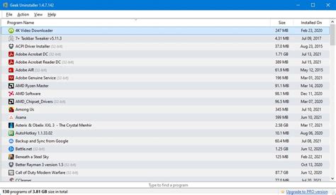 Cómo obtener una lista de todos los programas instalados en Windows 6