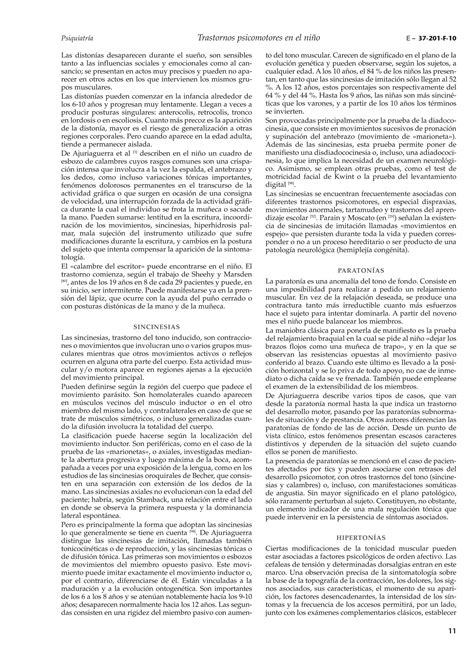 Trastornos Psicomotores En El Nino Pdf