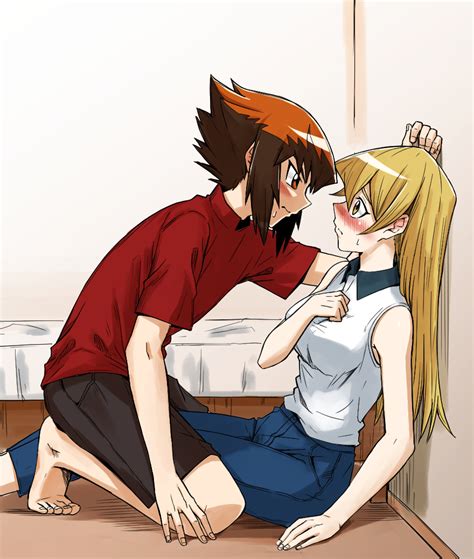 Yuki Judai And Tenjouin Asuka Yu Gi Oh And 1 More Drawn By Rourou