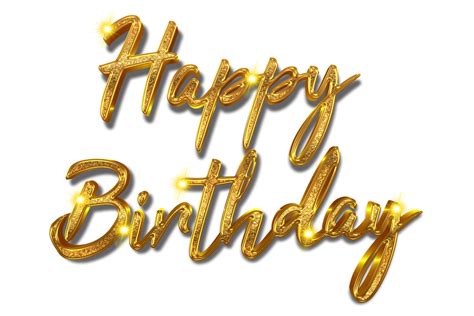 Joyeux Anniversaire 3D Png