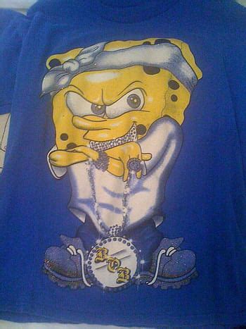 Spongebob Gangster Wallpaper With A Gun
