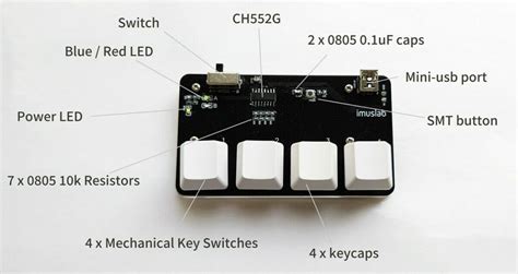 10 arduino programmable wch ch552 macro keyboard is configurable from a web browser cnx software