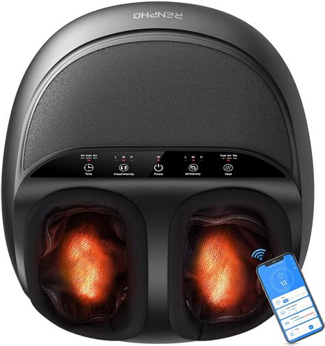 Amazon Renpho Foot Massager Machine With Heat Shiatsu Deep
