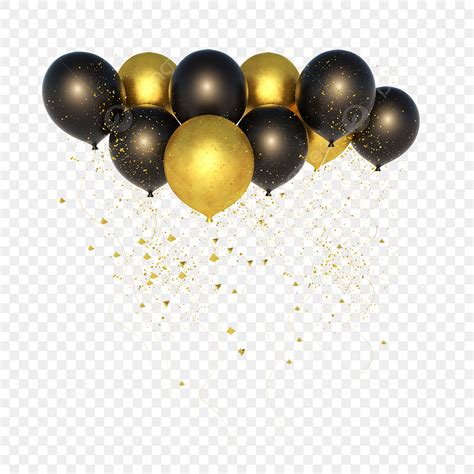 Gold Balloons White Transparent Gold Balloon Finance Balloon Clipart
