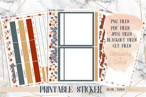 Notas mensuales imprimibles Dashboard Page Kit Planner Etsy España