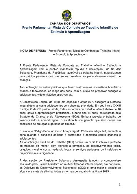 Nota de repúdio pdf DocDroid