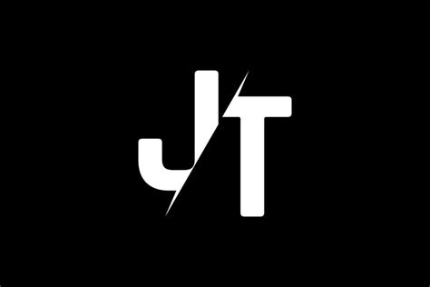 Monogram JT Logo Design Graphic By Greenlines Studios Creative