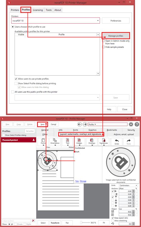 Adding PDF Watermarks With NovaPDF NovaPDF