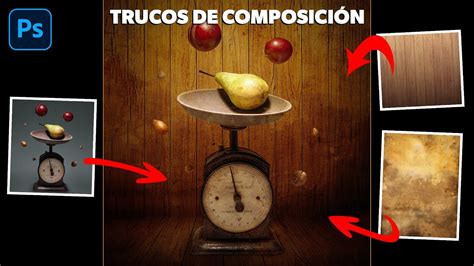 TRUCOS DE COMPOSICIÓN Texturizar y efectos de iluminación en Photoshop