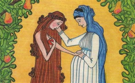The Virgin Mary Consoles Eve Marg Mowczko