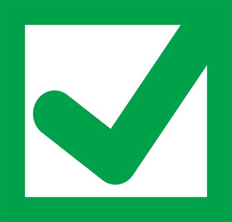 Check Mark Icon Sign Design Png