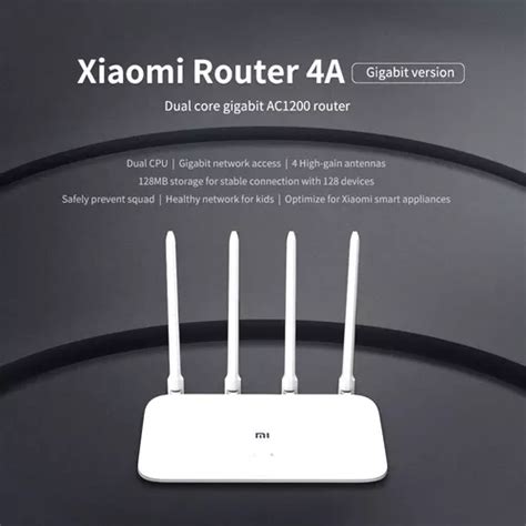 Router Wifi 4a Gigabit Edition Xiaomi Ac1200 MercadoLibre