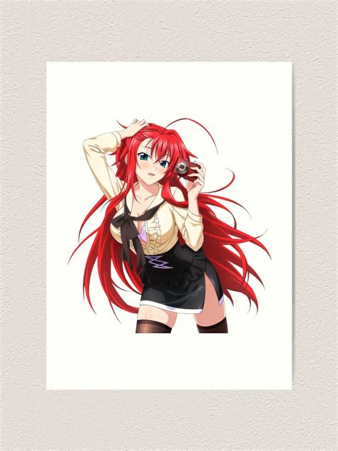 Lewd Rias Gremory Sexy Boobs Hot Thighs Cute Ass High School Dxd Cute Ecchi Hentai Girl Art