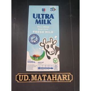 Jual Susu Full Cream Ultra Milk 250ml Susu Low Fat Rendah Lemak 250ml