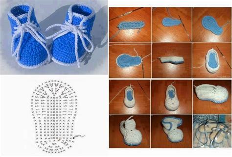 Paso a paso de zapatitos de bebé Todo crochet