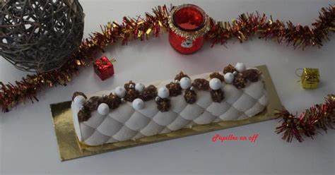 Bûche vanille et marrons façon Mont Blanc par Papilles on off Une