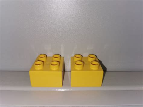 2x LEGO DUPLO oryginalny klocek żółty 2x2 WAWA Warszawa Kup teraz