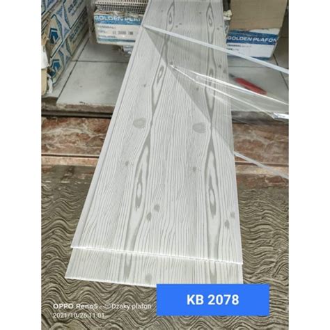 Jual Plafon Pvc Lembaran Plafon Pvc Golden KB 2078 Golden Plafon