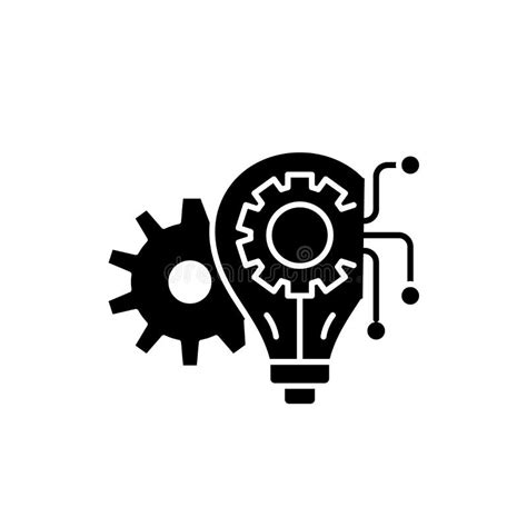 Engineering System Line Icon Concept Engineering System Vector Linear