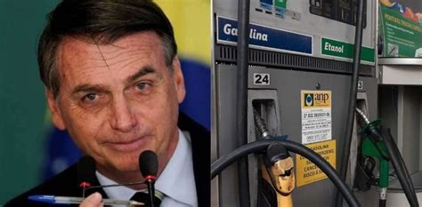 Bolsonaro usa redes sociais para anunciar redução do preço da gasolina