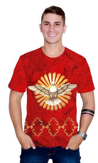 Camiseta Religiosa Católica Espírito Santo CTT1742 EVANGELIZAR