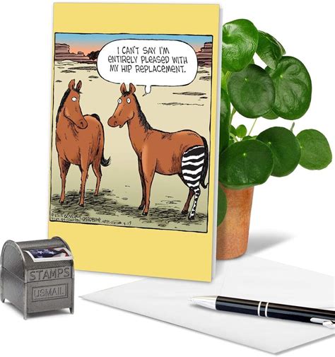 Nobleworks Funny Get Well Soon Card With Envelope C Gwg