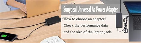Sunydeal W Universal Laptop Charger V V V V V V V