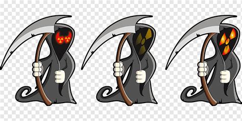 Parca Reaper Átomo Muerte Energía Nuclear png PNGWing