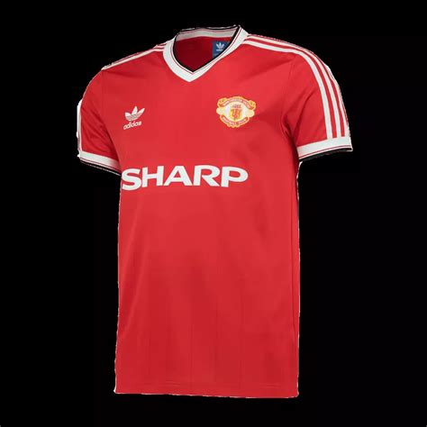 Retro 1982 84 Manchester United Home Soccer Jersey